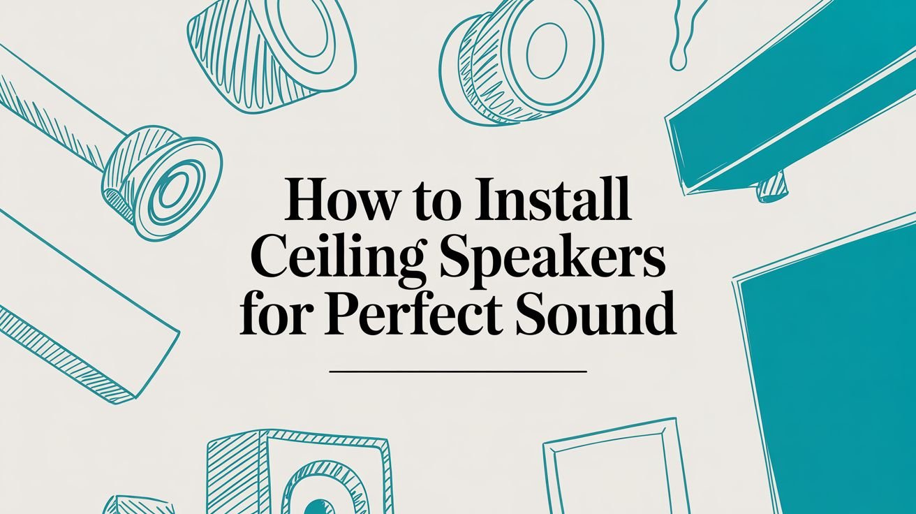 How to Install Ceiling Speakers for Perfect Sound